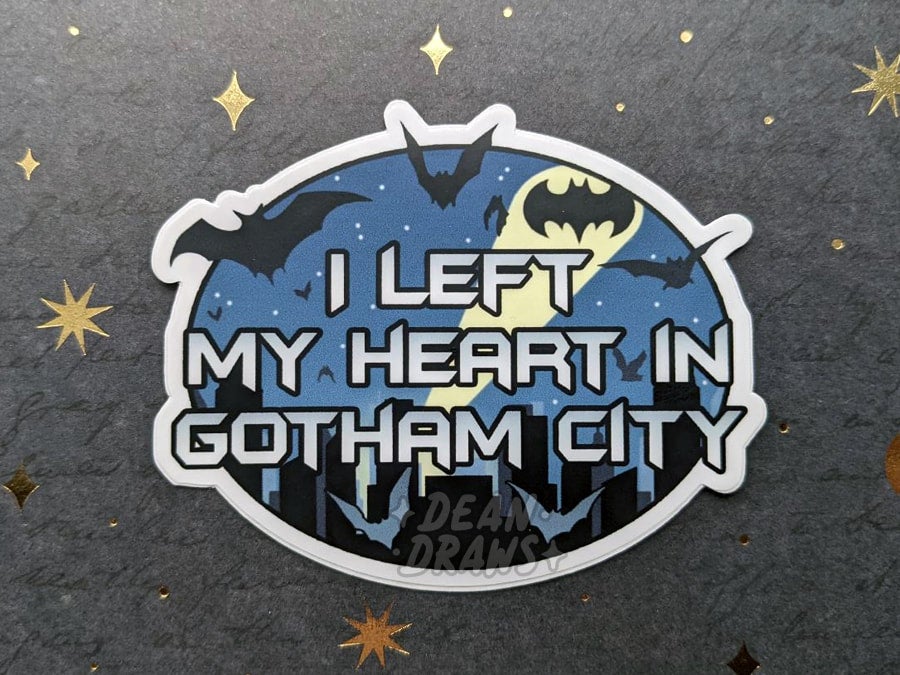 Gotham Sticker | Dean Draws Art