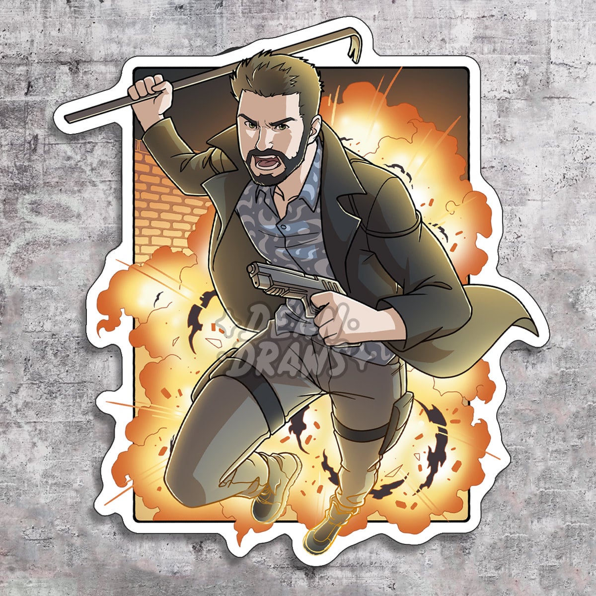 Butcher Sticker | Dean Draws Art