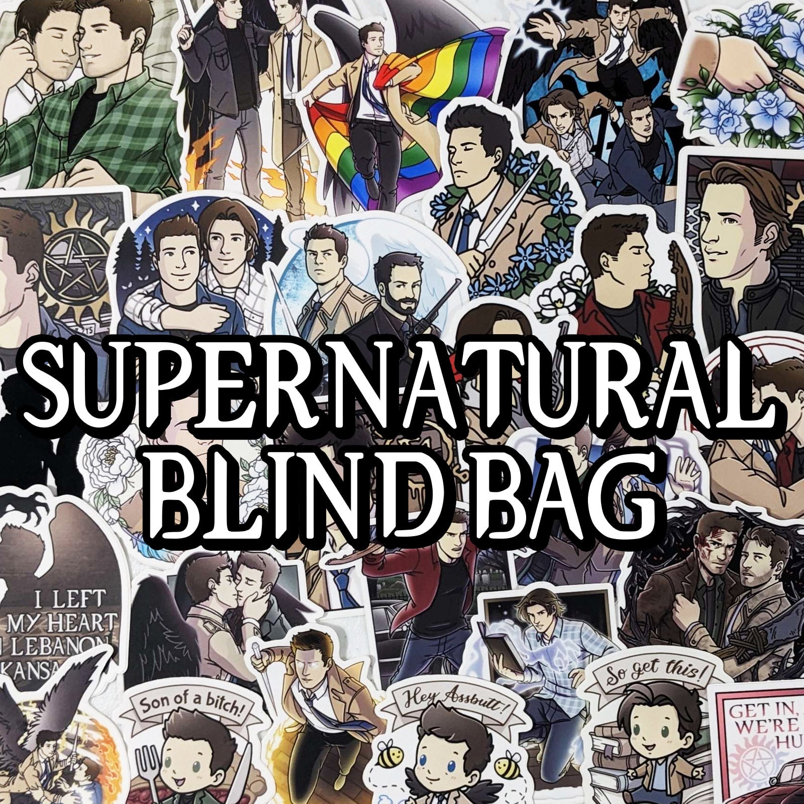 Sticker blind bag - SUPERNATURAL | Dean Draws Art