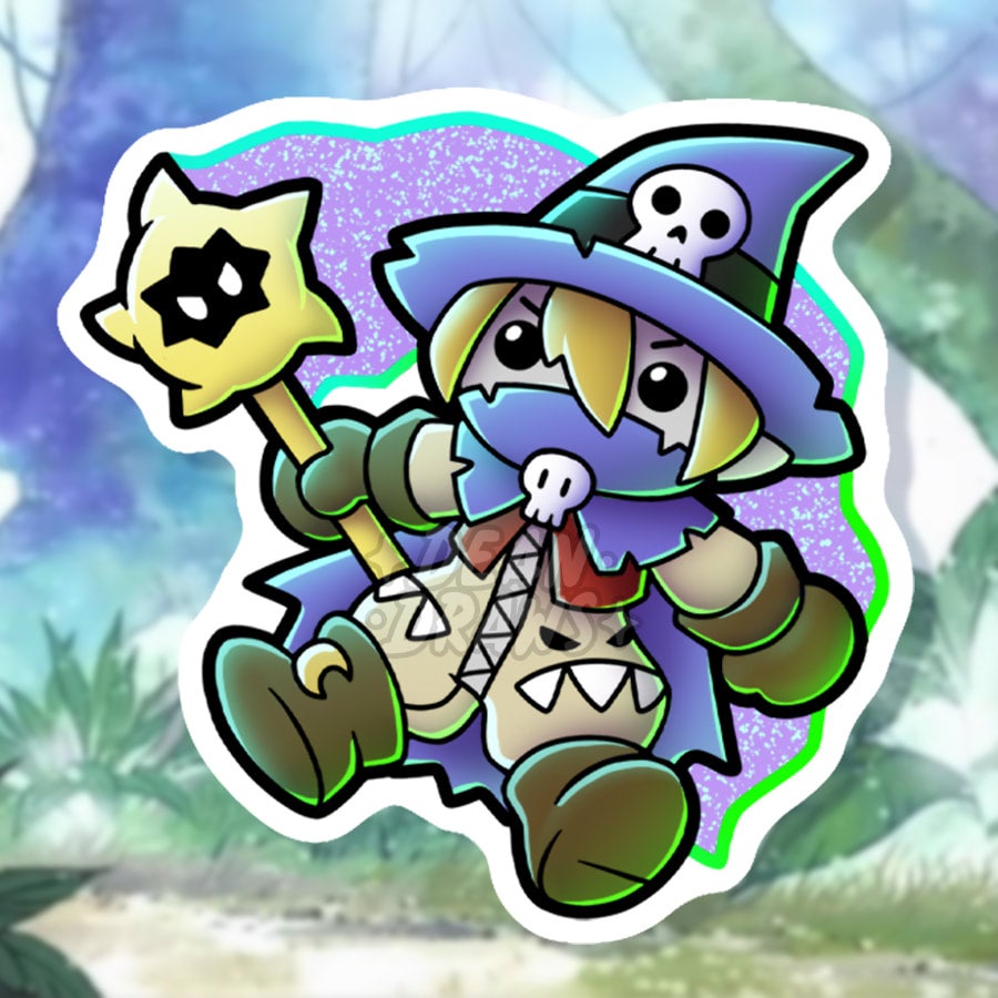 Wizardmon Sticker | Dean Draws Art